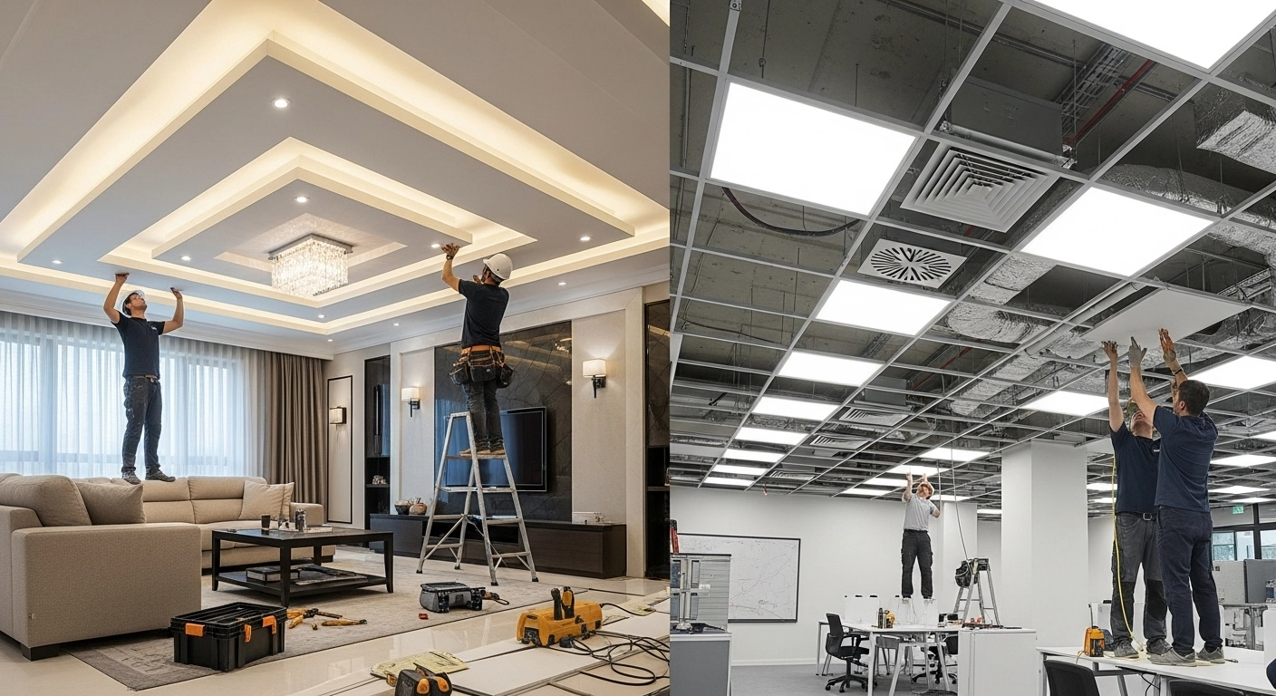 Expert Gypsum Ceiling Installation for Homes & Offices - Primo MS
